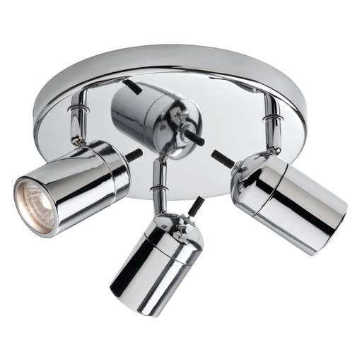 Firstlight Atlantic Flush 3 Spot Bathroom Ceiling Light Chrome (9070CH ...
