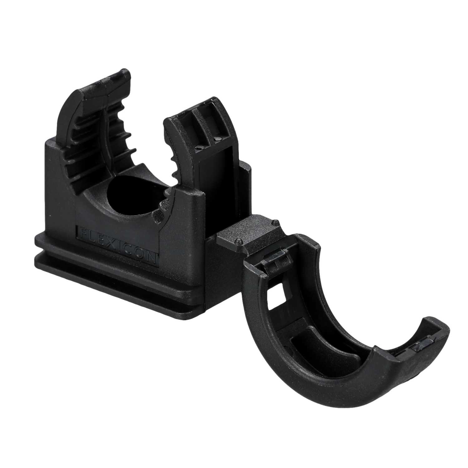 Flexicon FCL Series 18mm Flexible Conduit Clip Black (Sold in 10's ...