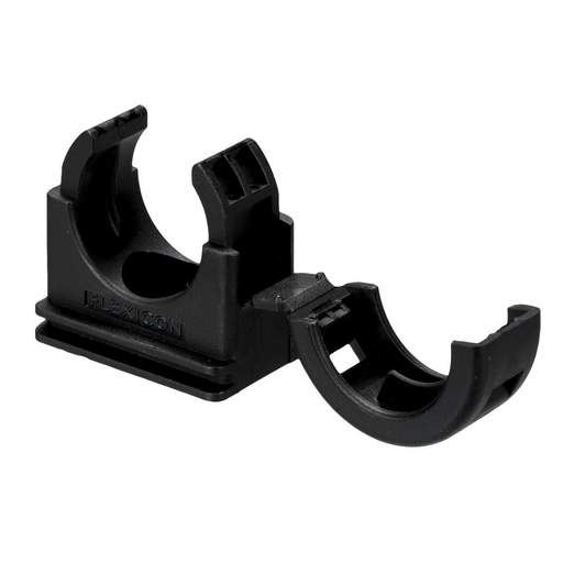 Flexicon FCL Series 21mm Flexible Conduit Clip Black (Sold in 10's) (FCL21B) | CEF