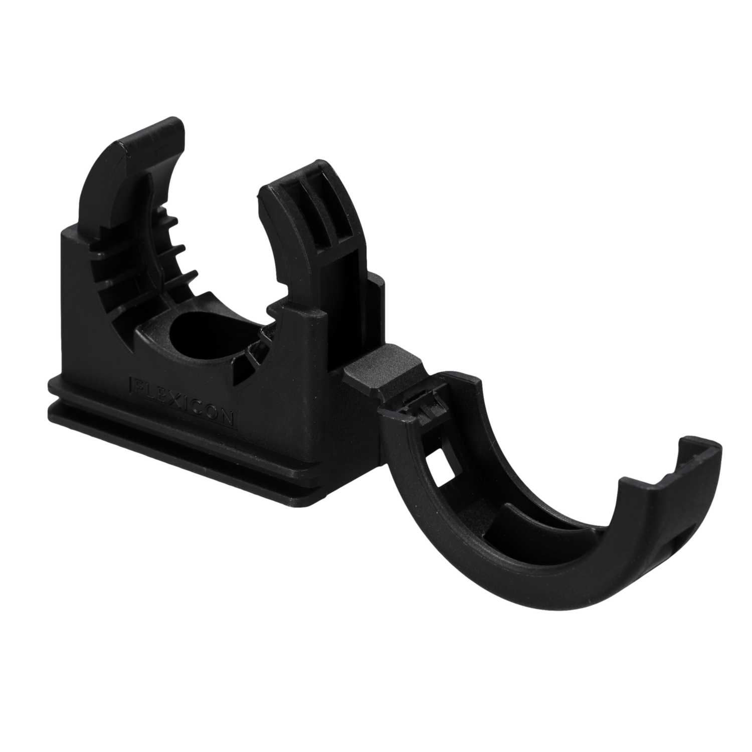 Flexicon FCL Series 25mm Flexible Conduit Clip Black (Sold in 10's ...
