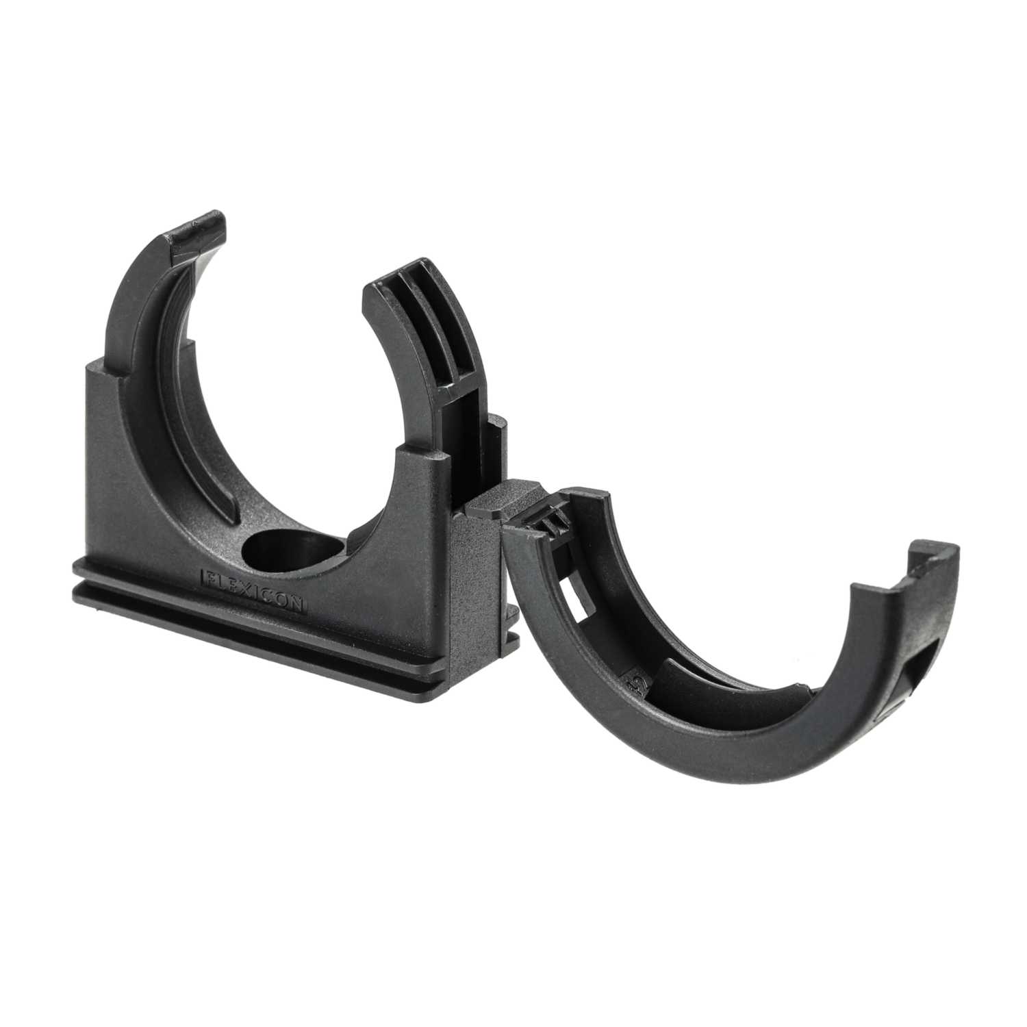 Flexicon FCL Series 42mm Flexible Conduit Clip Black (Sold in 5's ...