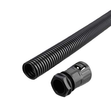 Atkore Koreflex 25mm Conduit Contractor Pack Black (10m Reel and 10x ...