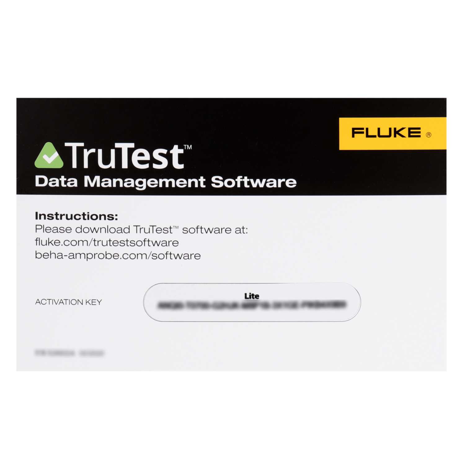 Fluke Lite Data Management and Reporting Software (FLUKE TRUTEST -LITE ...