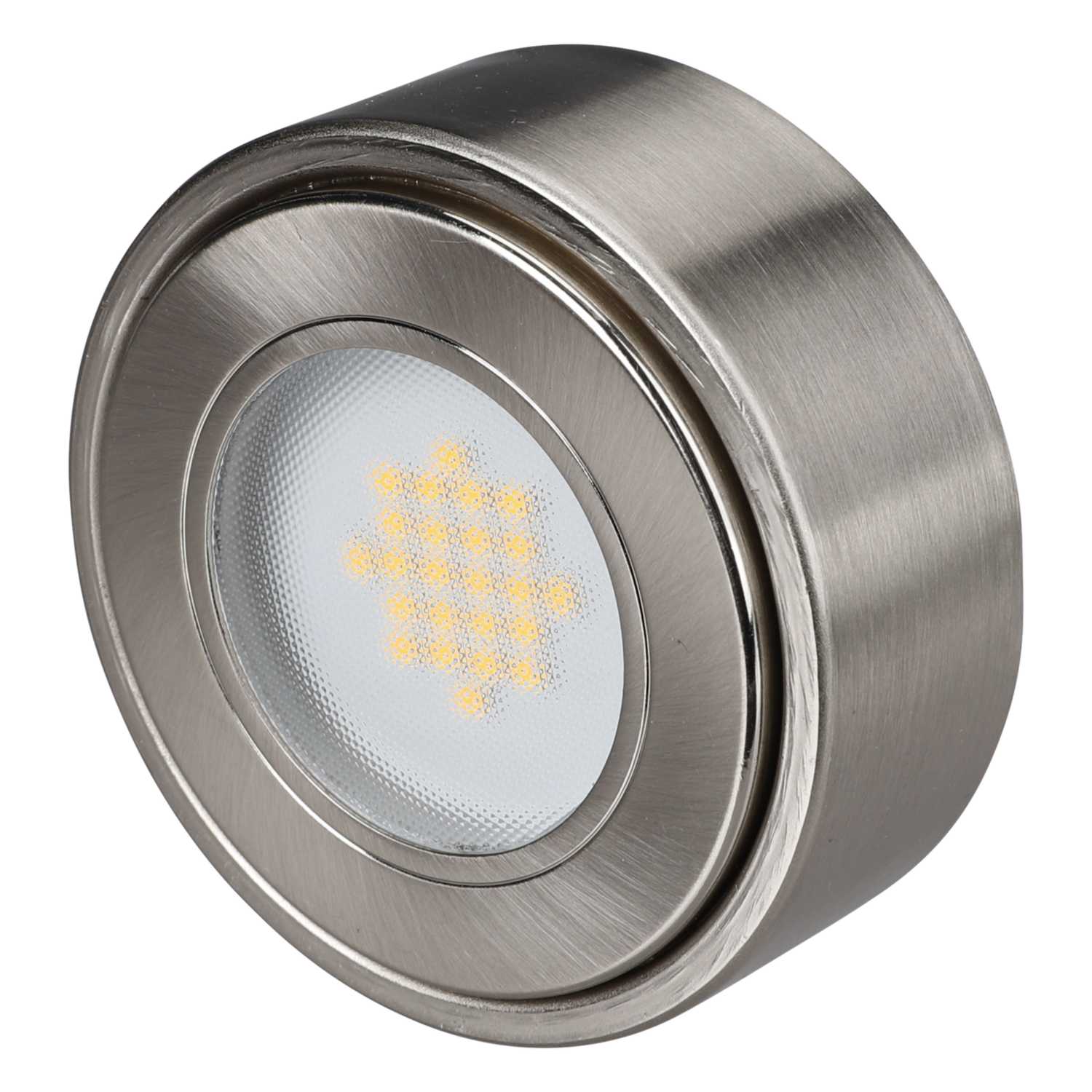 Forum 1.5W LED Circular Recessed or Surface Cabinet Light White 3000K ...