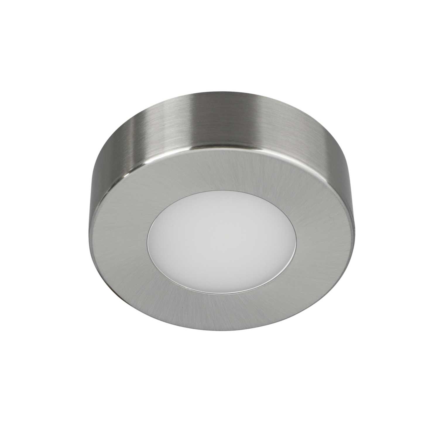 Forum Argi 3W LED Circular Tri-Colour Recessed / Surface Cabinet Light ...