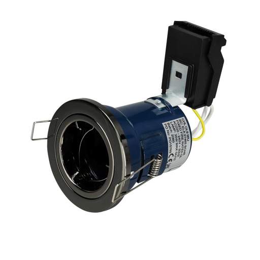 Forum Yate GU10 Fire Rated Downlight Black Chrome (ELA-27465-BCHR) | CEF