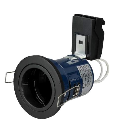 Forum Yate GU10 Fire Rated Downlight Matt Black (ELA-27465-MBLK) | CEF