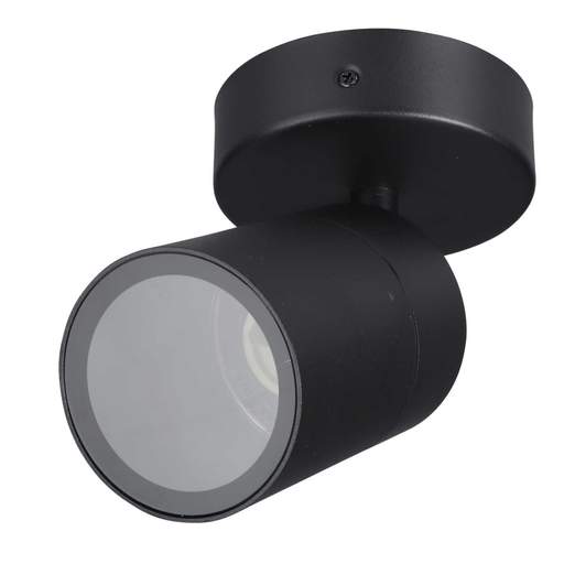 Forum Leto 1 GU10 Adjustable Spotlight Black IP65 (ZN-26536-BLK-65) | CEF