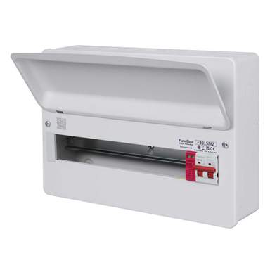 Fusebox 15 Way Consumer Unit with 100A Main Switch and Type 2 SPD ...
