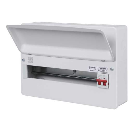 Fusebox 16 Way Consumer Unit with 100A Main Switch (F3016M) | CEF