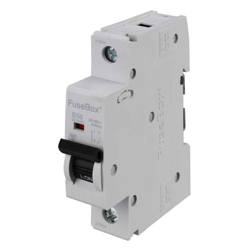 Fusebox 50A Single Pole 6kA B Curve MCB (MT06B501) | CEF