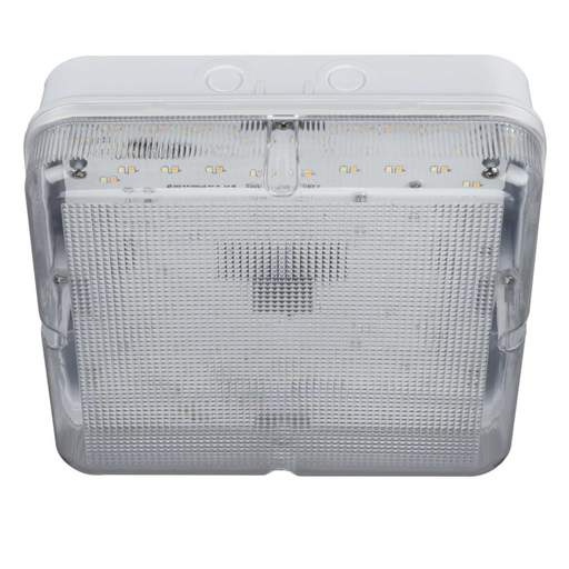 Fusion QUAD 16W LED Tri-Colour Square Bulkhead White / Prismatic ...