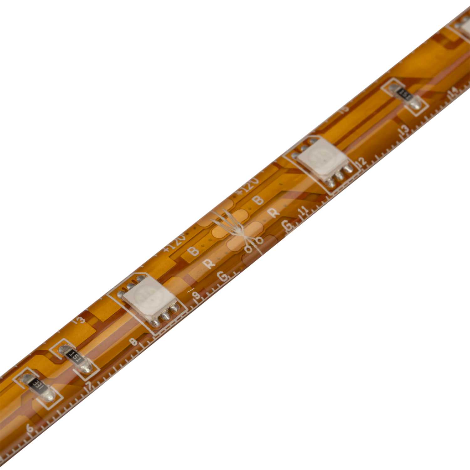 Fusion 5m x 12mm Flexible Self Adhesive Colour Change RGB LED Strip Kit ...