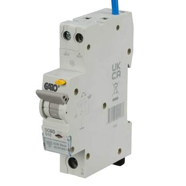 Garo 10A Double Pole 1 Module B Curve 6kA 30mA Compact Type A RCBO ...