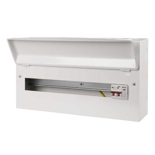 Garo 19 Way 100A Isolator Incomer Metal Clad Consumer Unit with Type 2 ...