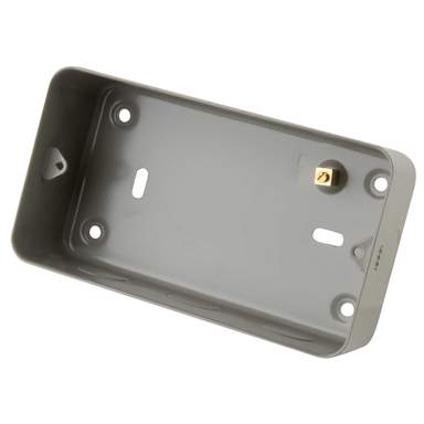 Schneider GET 3 and 4 Gang Surface Metal Back Box with Knockouts (GBG02 ...