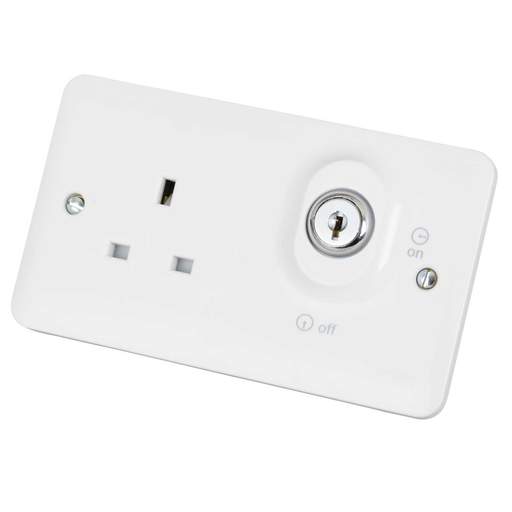 Schneider Lisse 13A DP Unswitched Lockable Socket (GGBL3060L) | CEF