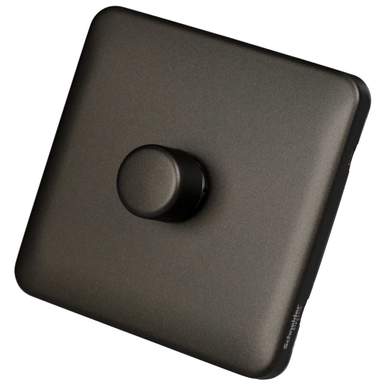 Schneider Lisse Deco 400W 1 Gang 2 Way Dimmer Mocha Bronze ...