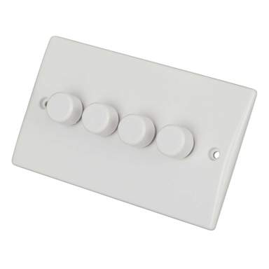 Schneider GET Ultimate 75W 4 Gang 2 Way LED Dimmer Switch (GU6042LM) | CEF