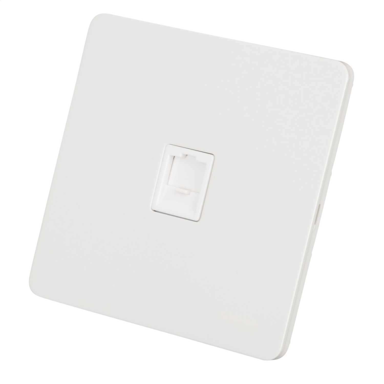 Schneider GET Ultimate 1 Gang Screwless RJ45 Data Socket White Insert ...