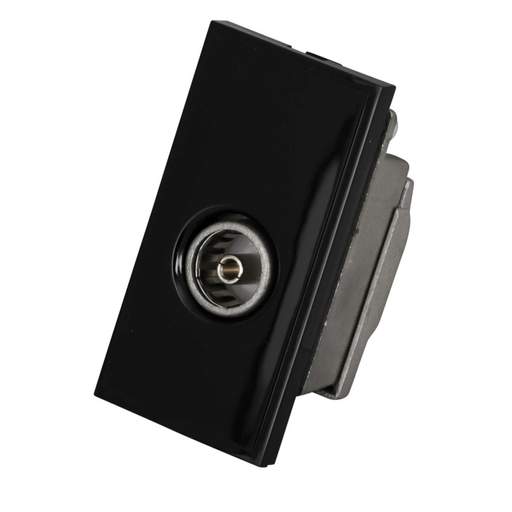 Schneider GET Ultimate Female Coax Euro Module Black (GUE7011B) | CEF