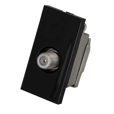 Schneider GET Ultimate Satellite Euro Module Black (GUE7030B) | CEF