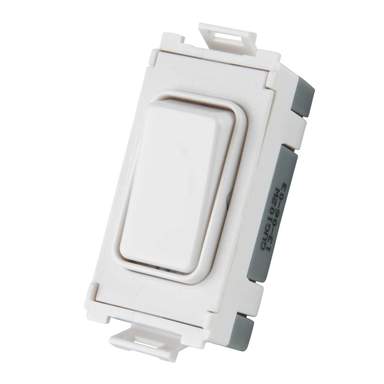 Schneider GET Ultimate 10A 1 Way Grid Switch (GUG101W) | CEF