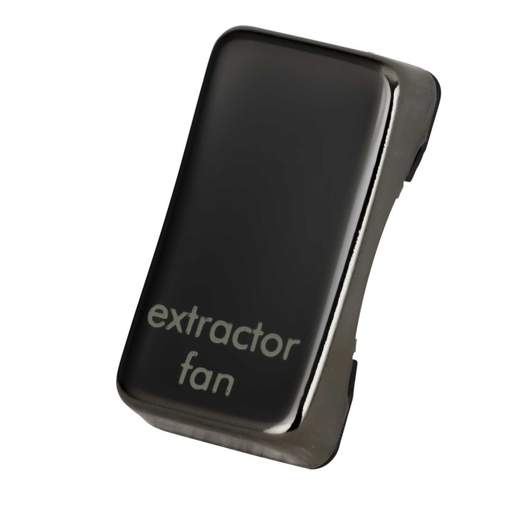 Schneider GET Ultimate Grid Switch Rocker Cap marked Extractor Fan ...