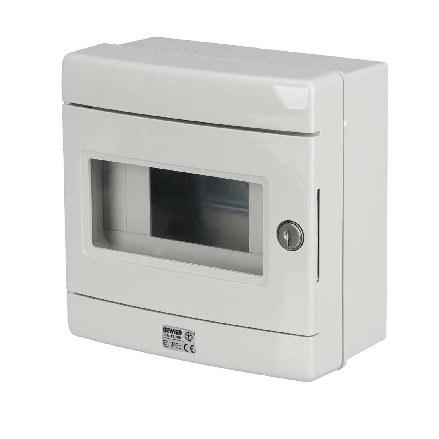 Gewiss Gw40001 Ip55 Surface Mounted Enclosure 4 Module