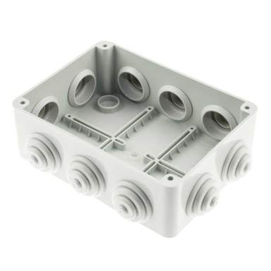 Gewiss 158mm x 118mm x 76mm PVC Adaptable Box Grey IP55 (GW44006) | CEF