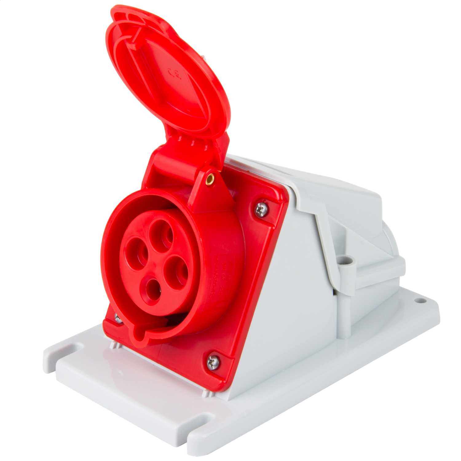 Gewiss 32A 3P+E 415V Wall Mounted Socket Outlet IP44 (GW62492) | CEF