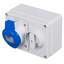 Gewiss 32A 2P+E 230V Interlocked Switched Socket IP44 (GW66015) | CEF