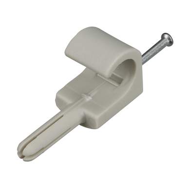 Tillex 14 - 18mm Round Plug Clips Grey (Pack of 100) (106222) | CEF