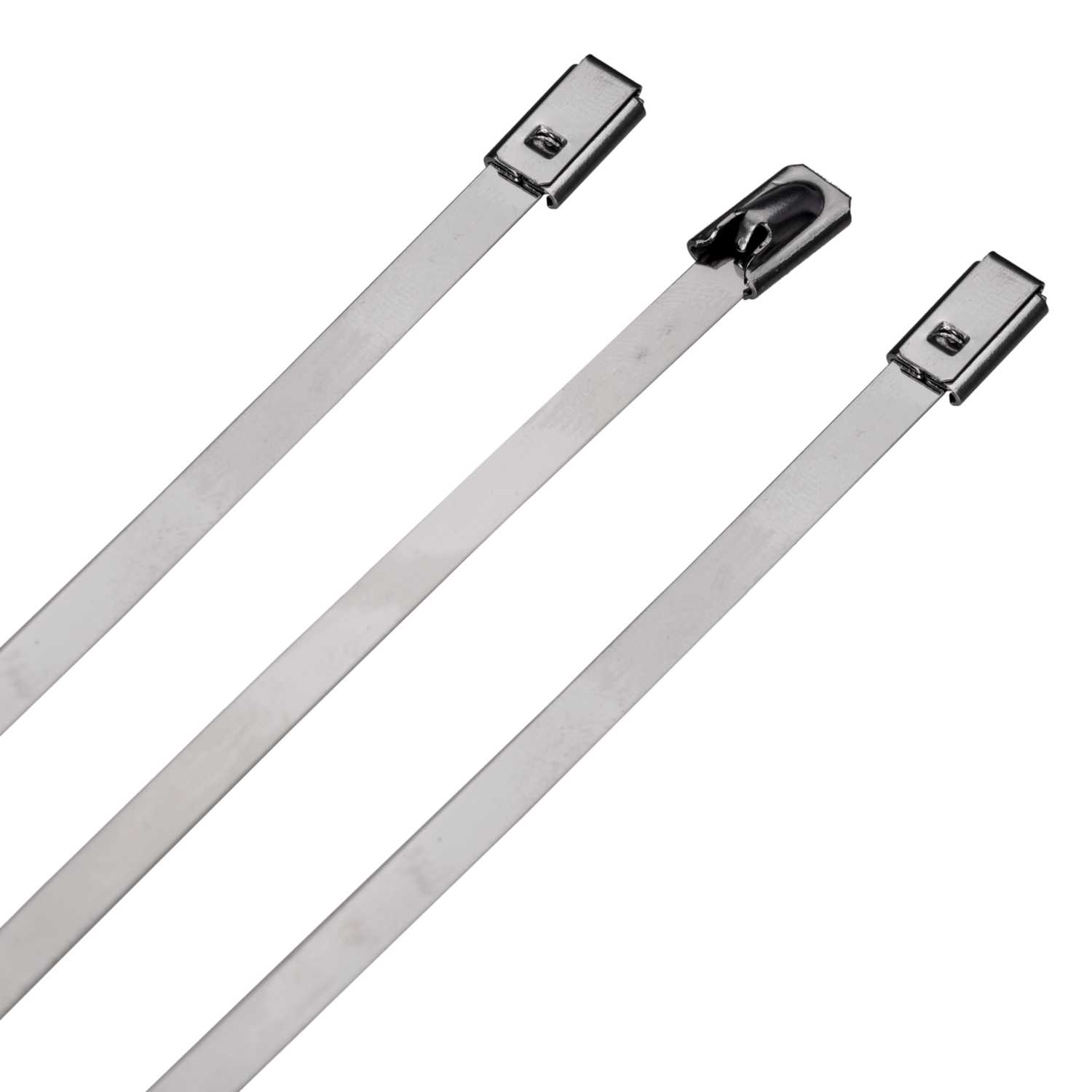 Norslo 300mm x 4.6mm Cable Ties Stainless Steel (Pack of 100) (300/46SS ...