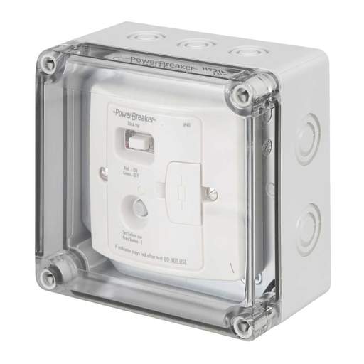 PowerBreaker 10A DP 1 Gang RCD Fused Spur Weatherproof IP67 (H92IP-X) | CEF