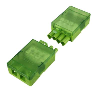 Greenbrook 20A 4 Pin Quick Connect Push-Fit Lighting Connector Green ...
