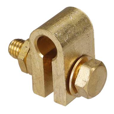 Norslo ⅜" Brass Clamp for Earth Rod (NRC38E) | CEF