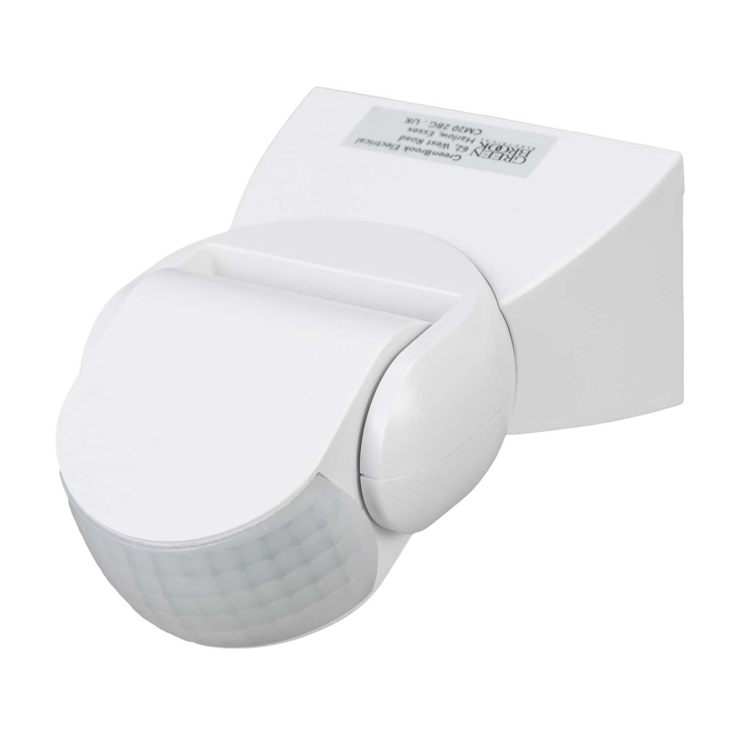 Greenbrook Orion 180° PIR Motion Detector IP65 White (OD103) | CEF