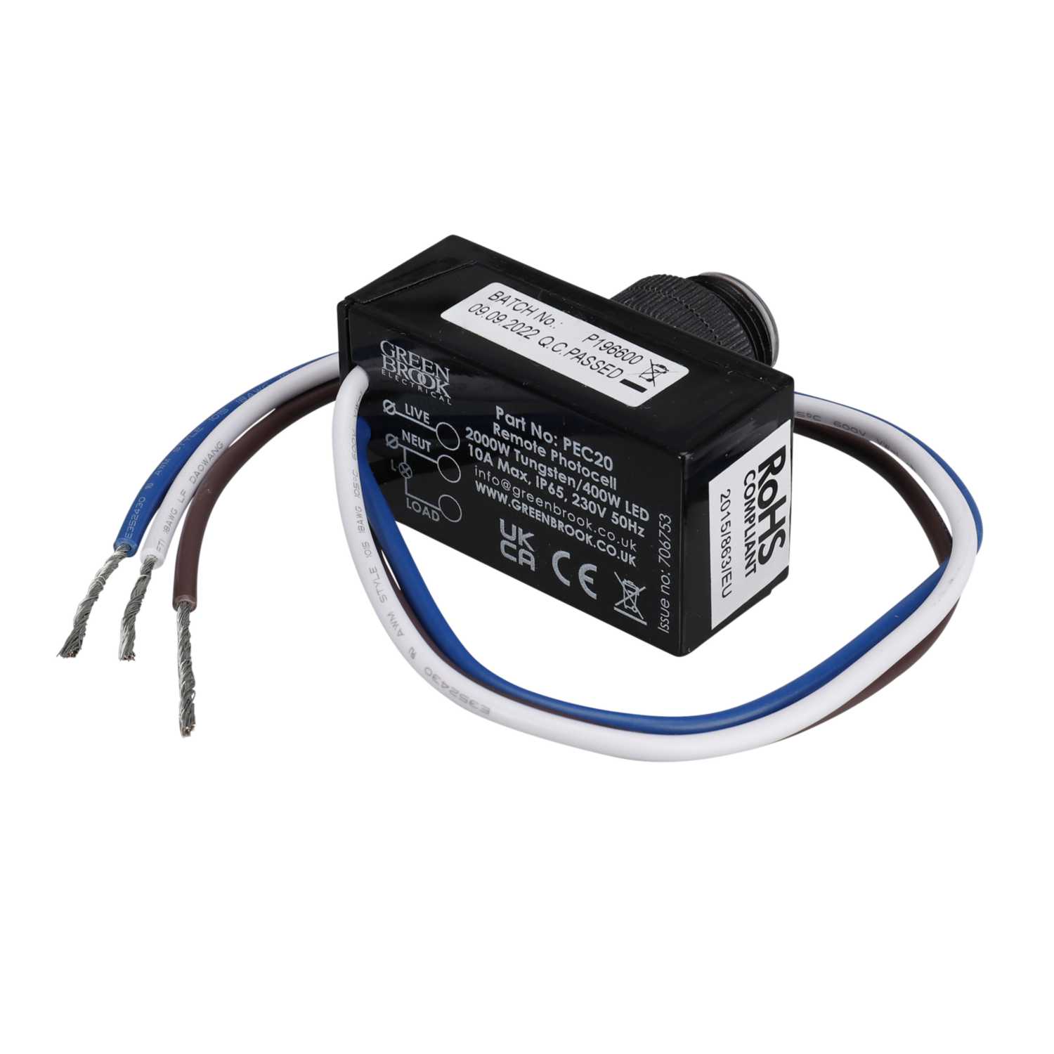 Greenbrook 10A Remote Miniature Photocell (PEC20) | CEF