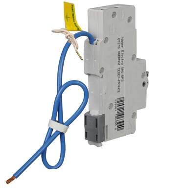 Hager 40A Single Pole and Neutral 1 Module B Curve 6kA 30mA Type A RCBO (ADB440G) | CEF