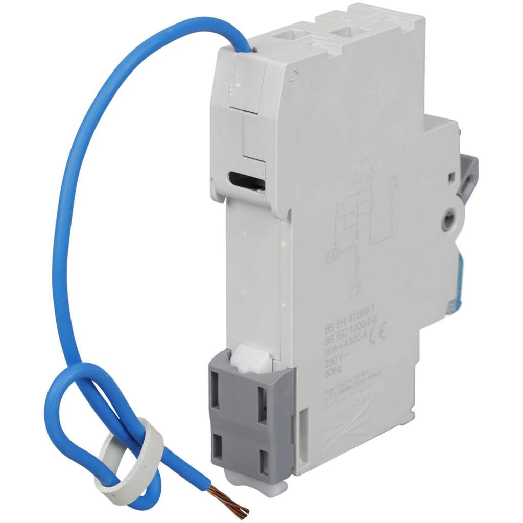 Hager 10A Single Pole 1 Module B Curve 6kA 30mA Type A RCBO (ADA310G) | CEF