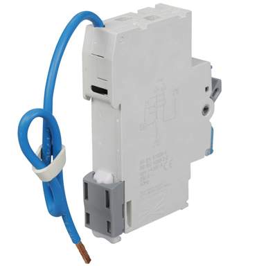 Hager 32A Single Pole and Neutral 1 Module B Curve 6kA 30mA Type A RCBO ...