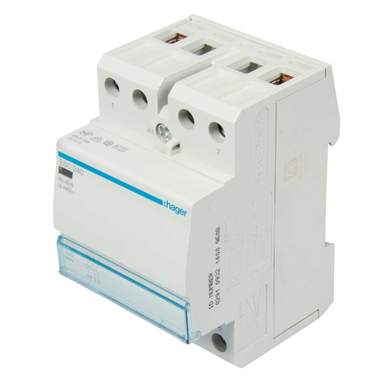 Hager 40A 3 Module Contactor 2 NO Contacts (ESC240) | CEF