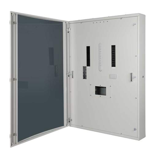 Hager 6 Way 400A TP+N MCCB Panelboard without Incomer (JF406BG) | CEF