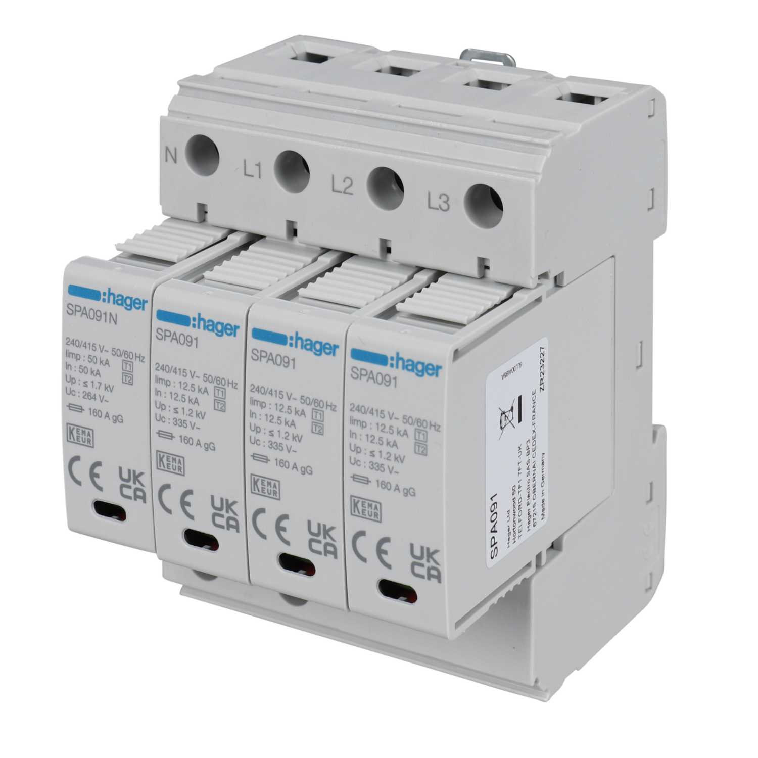 Hager 3 Phase Surge Protection Kit at Toby Bladen blog