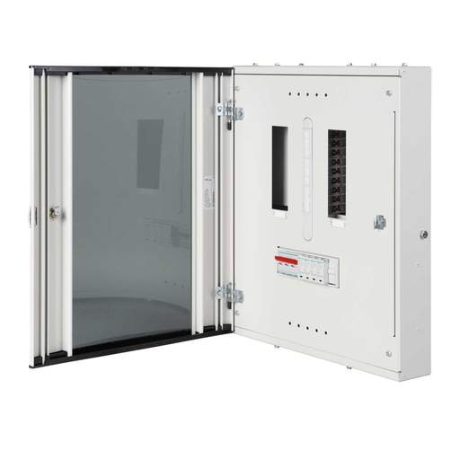 Hager 6 Way 125A TP+N Type B Distribution Board with Incomer and Type 2 ...