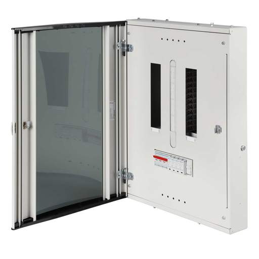Hager 8 Way 125A TP+N Type B Distribution Board with Incomer and Type 2 ...