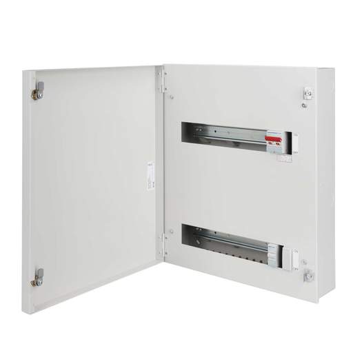Hager 100A 28 Way Type A SP+N Metalclad Distribution Board with Incomer ...