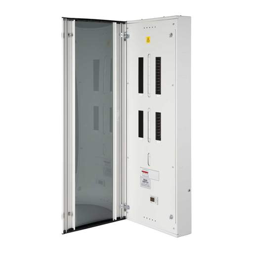 Hager 6+8 Way Dual Metered TP+N Power and Lighting Board with 125A ...