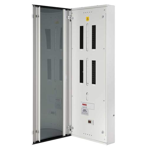 Hager 8+8 Way Dual Metered TP+N Power and Lighting Board with 125A ...